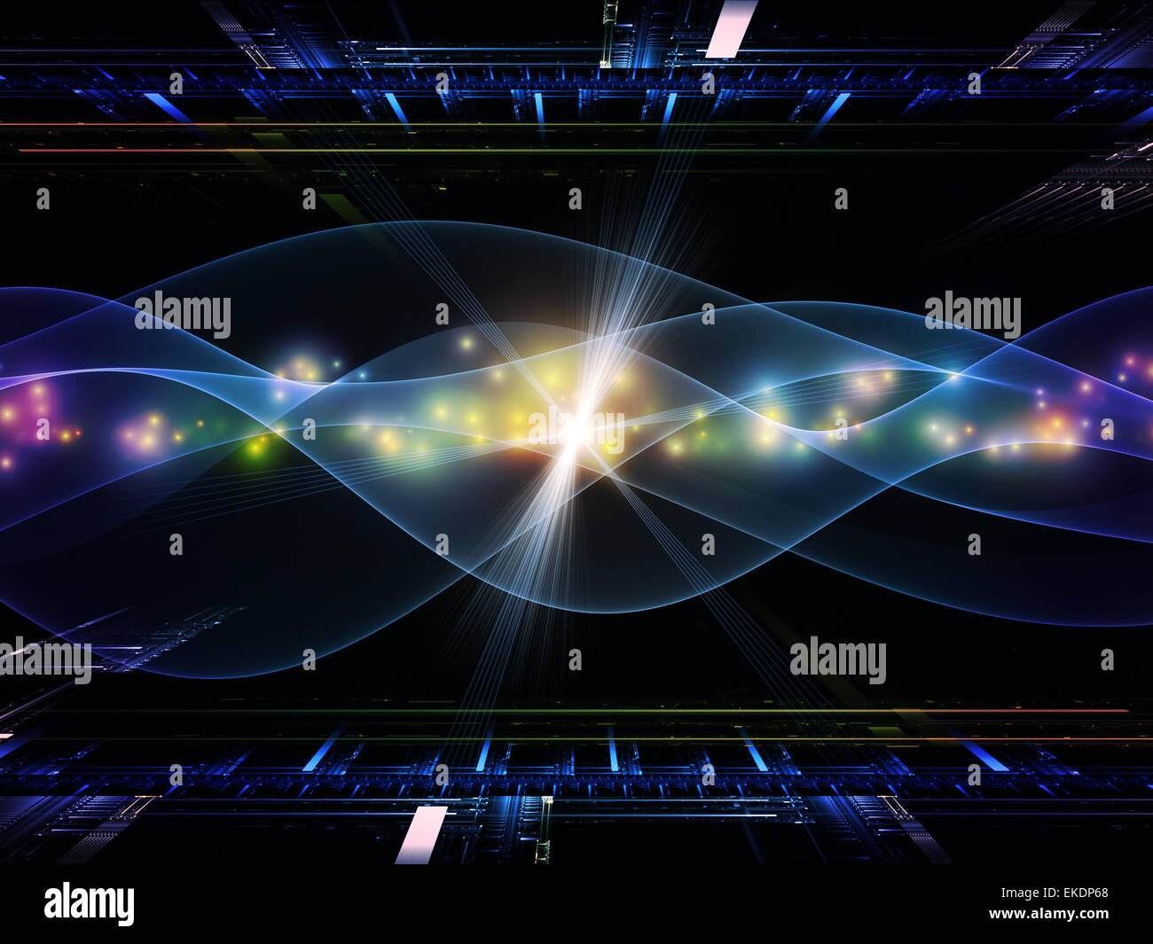 Lights of technology Stock Photo - Alamy