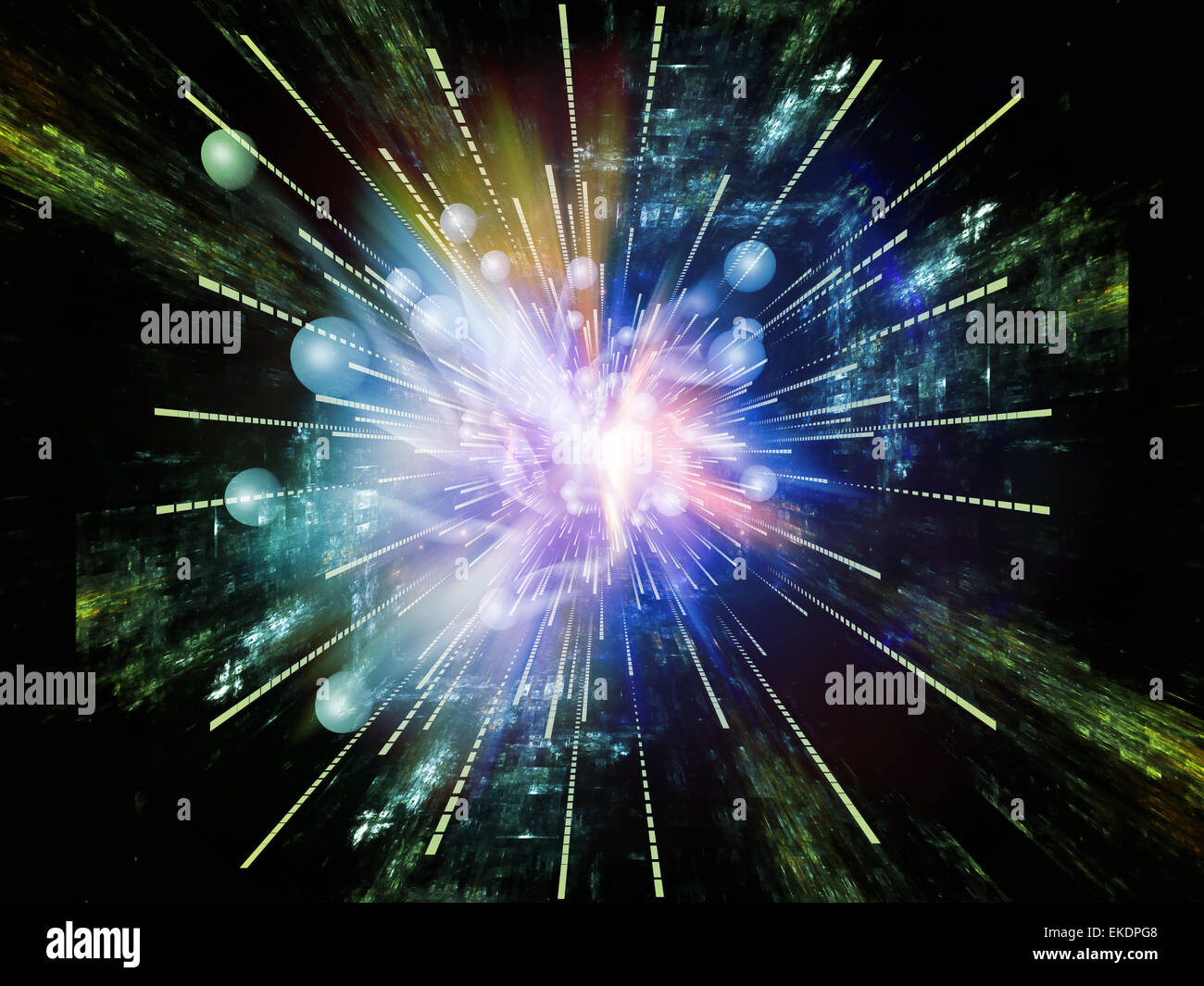 Number Burst Abstraction Stock Photo - Alamy