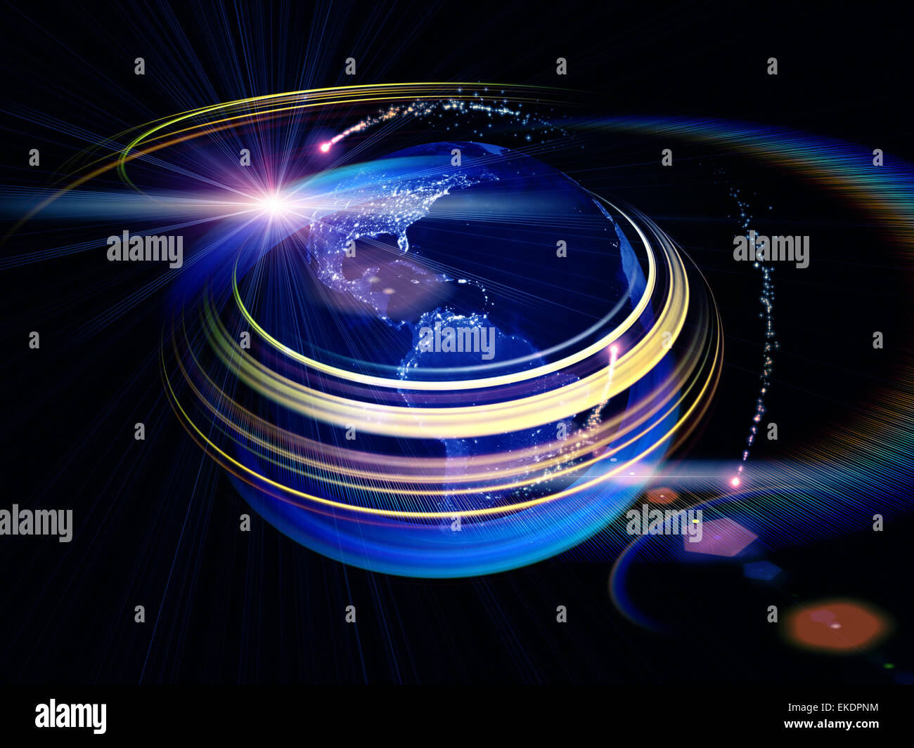 Earth Trails Background Stock Photo - Alamy