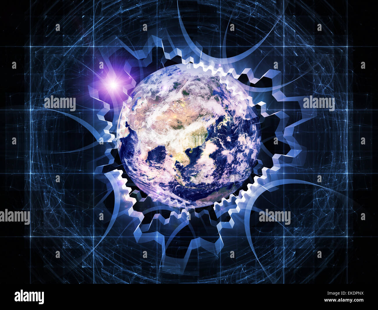 Fractal earth hi-res stock photography and images - Alamy