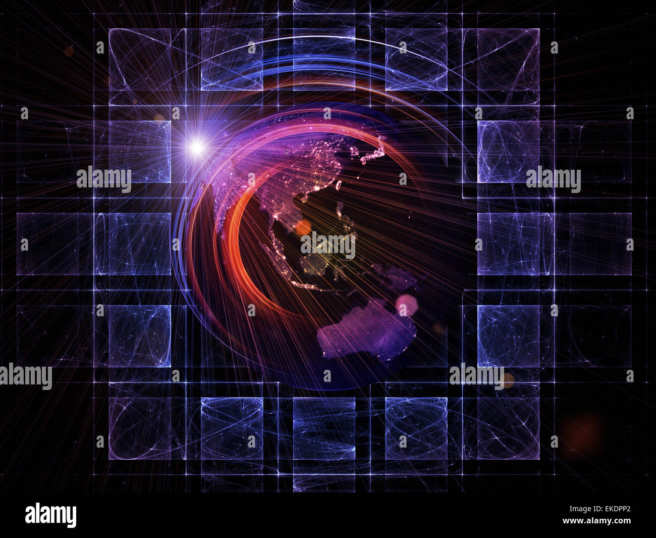 Fractal earth hi-res stock photography and images - Alamy