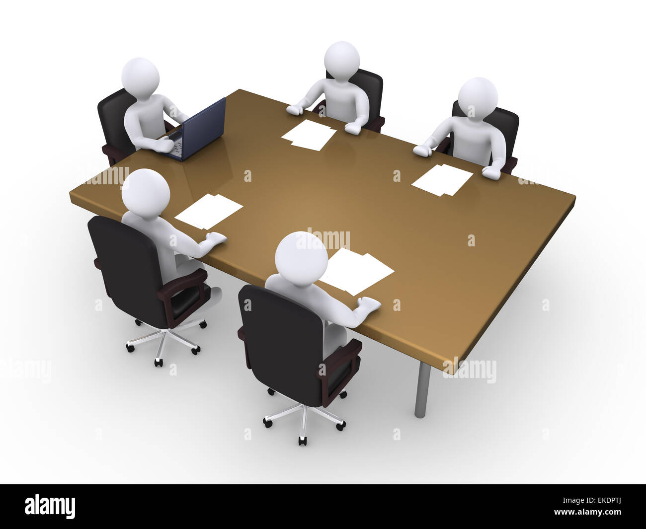 Typical business meeting Stock Photo - Alamy