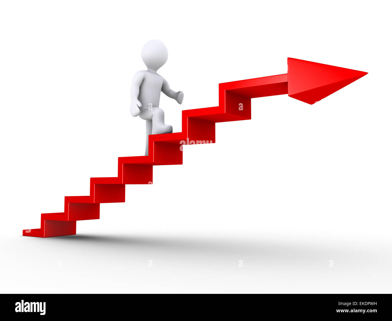 Climbing stairs of success Stock Photo - Alamy