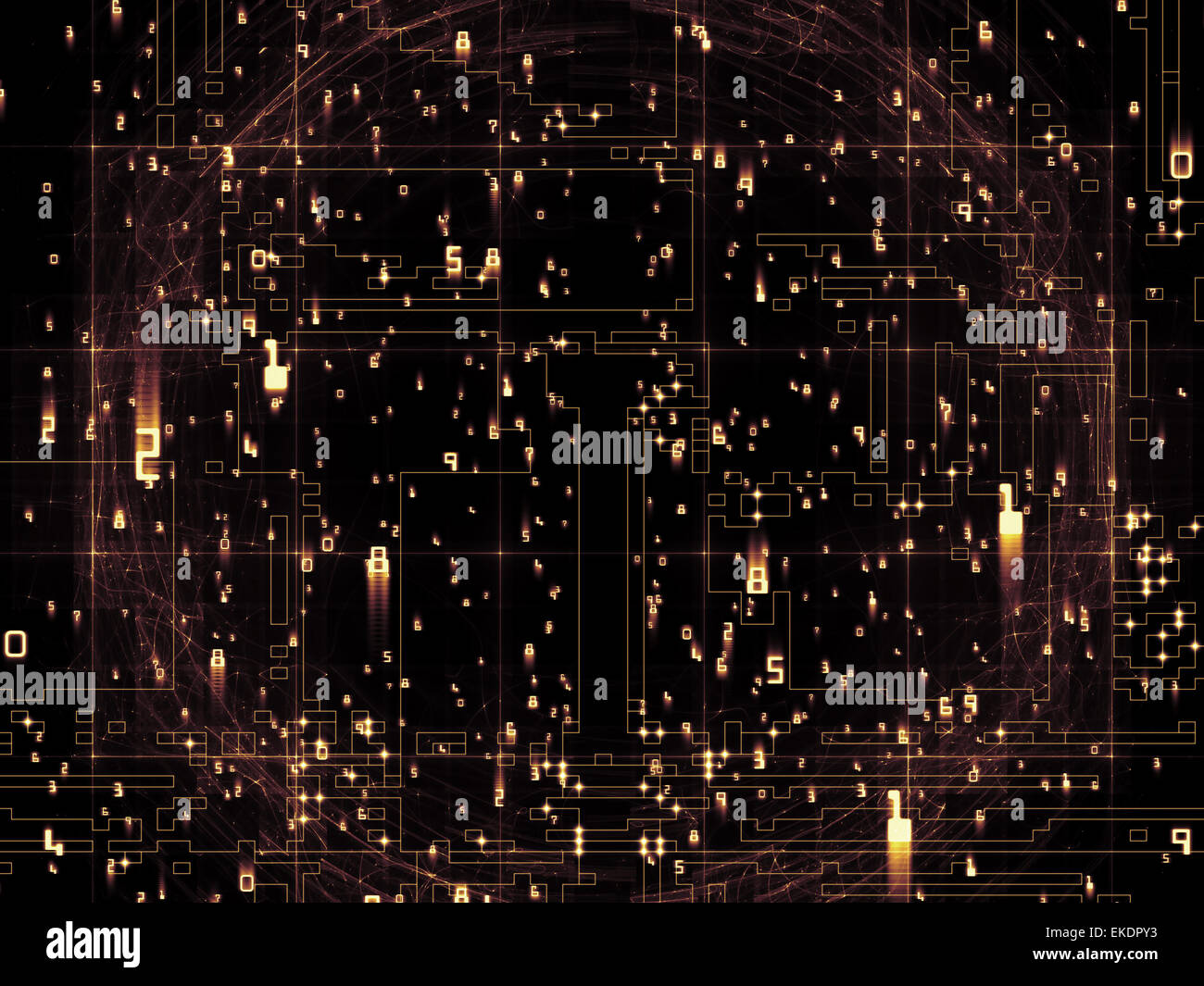 Elements of Numbers Stock Photo - Alamy