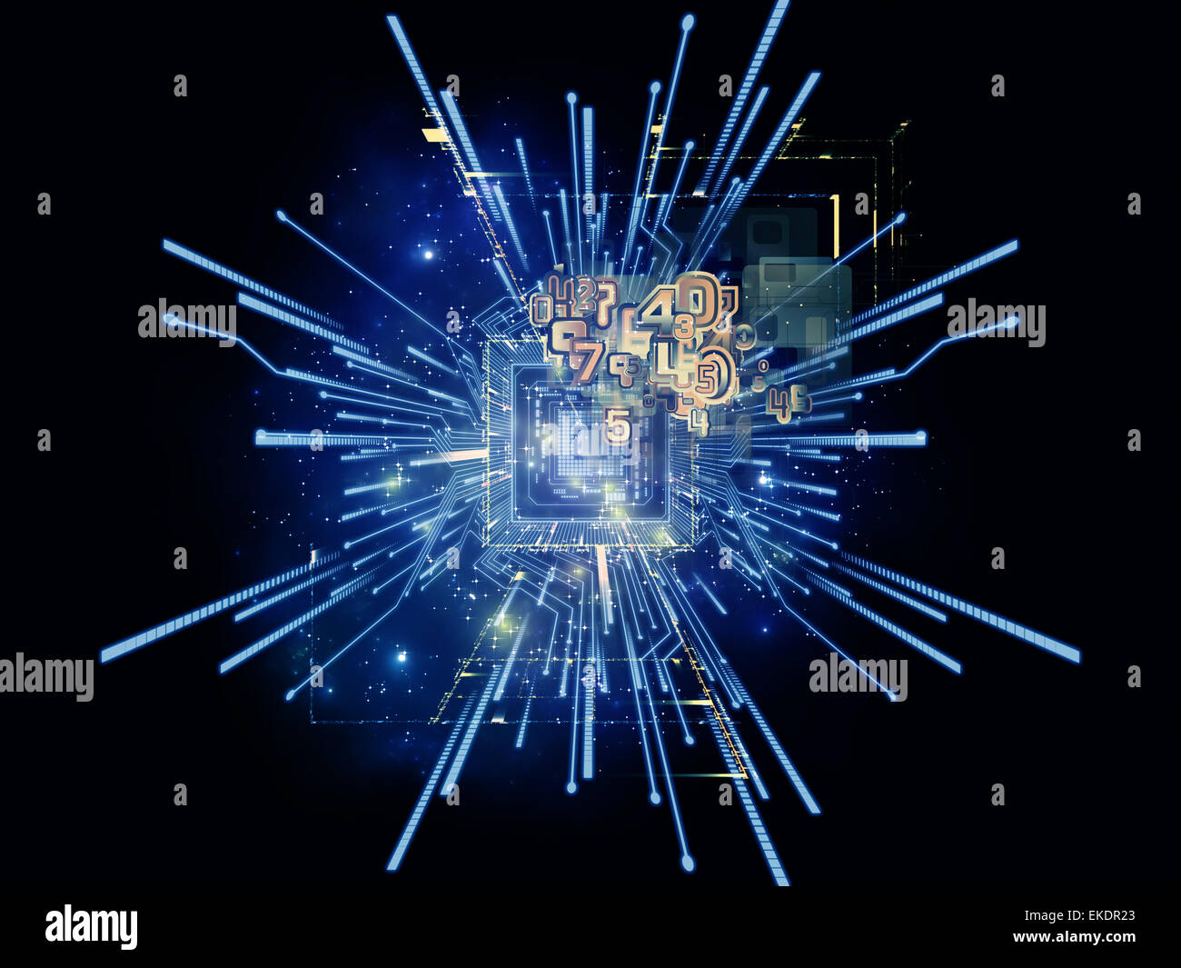 Virtualization of CPU Stock Photo - Alamy