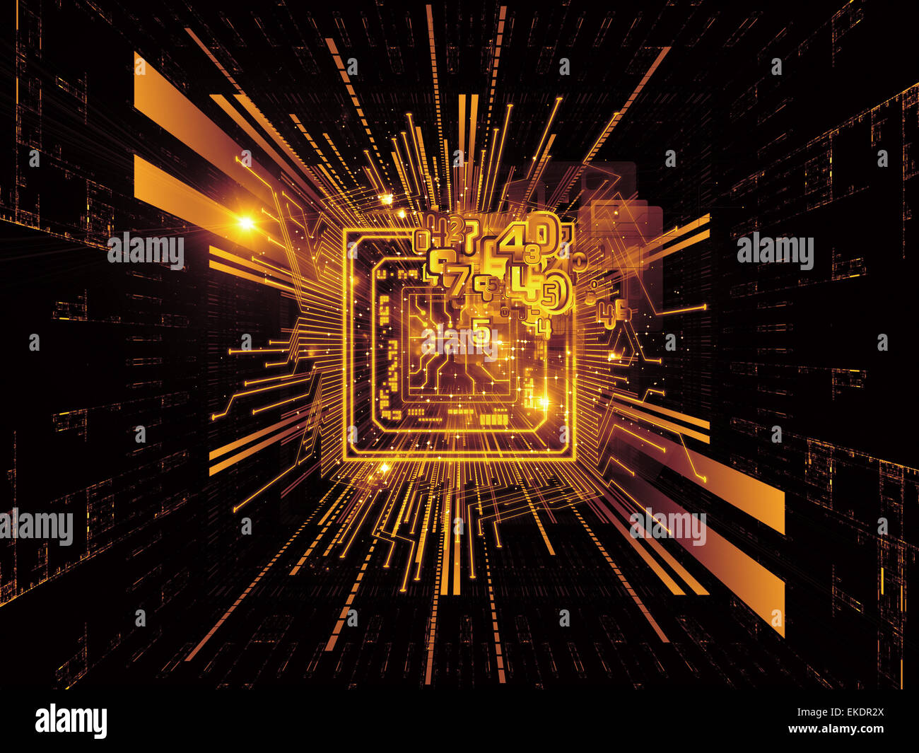 Energy of CPU Stock Photo - Alamy