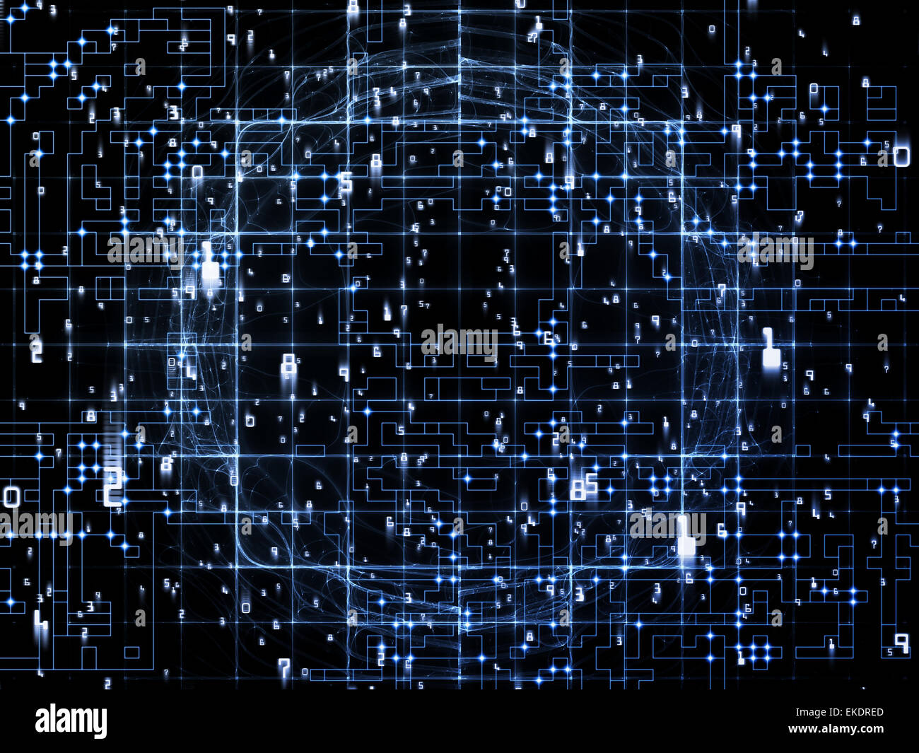 Elements of Numbers Stock Photo - Alamy