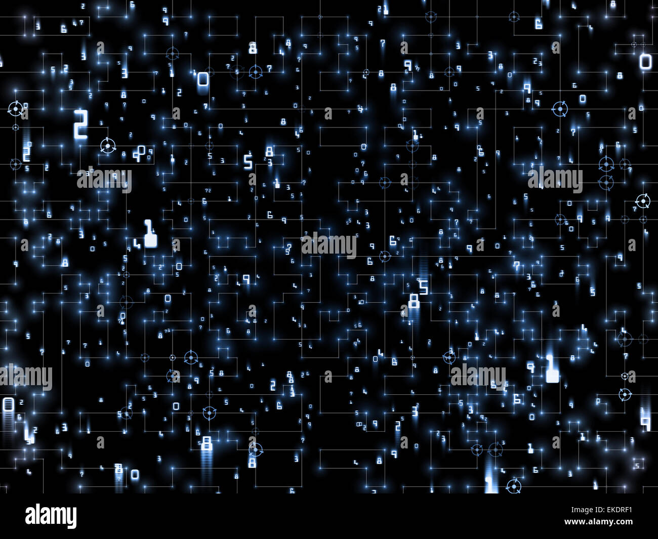 Texture of Numbers Stock Photo - Alamy