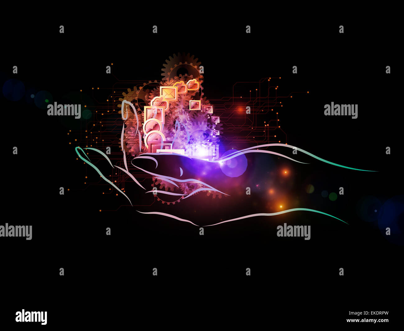 The Living Technology Stock Photo - Alamy