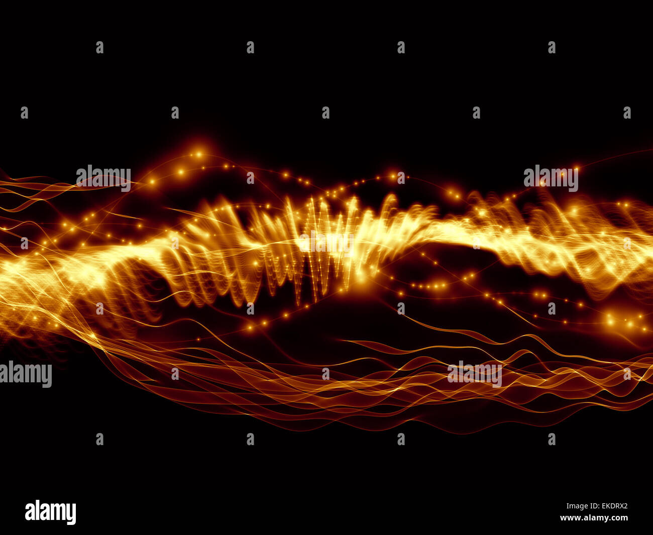 Wave of lights Stock Photo - Alamy