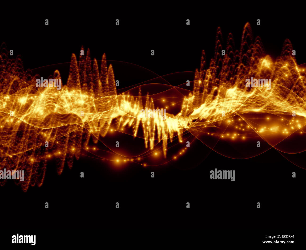 Wave of lights Stock Photo - Alamy