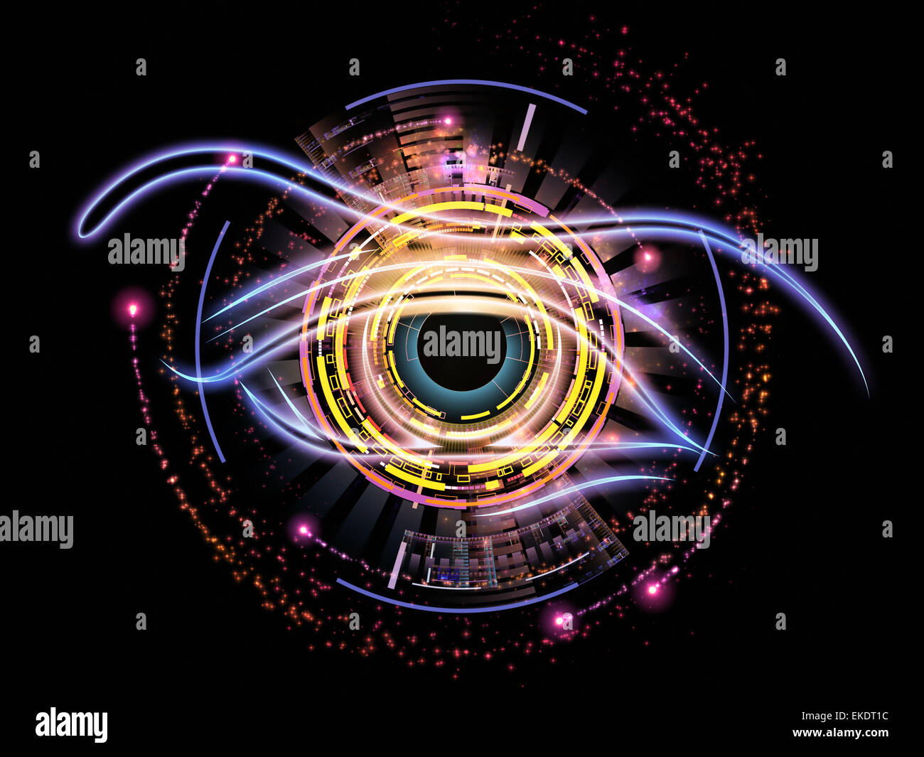 Eye of artificial intelligence Stock Photo - Alamy