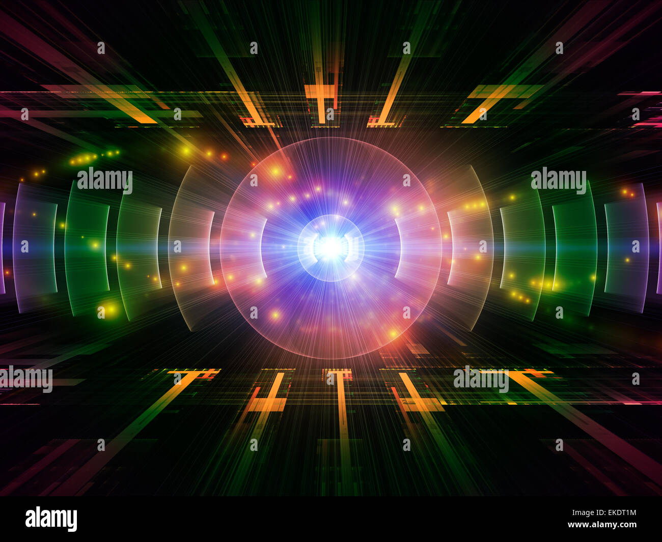 Lights of technology Stock Photo - Alamy