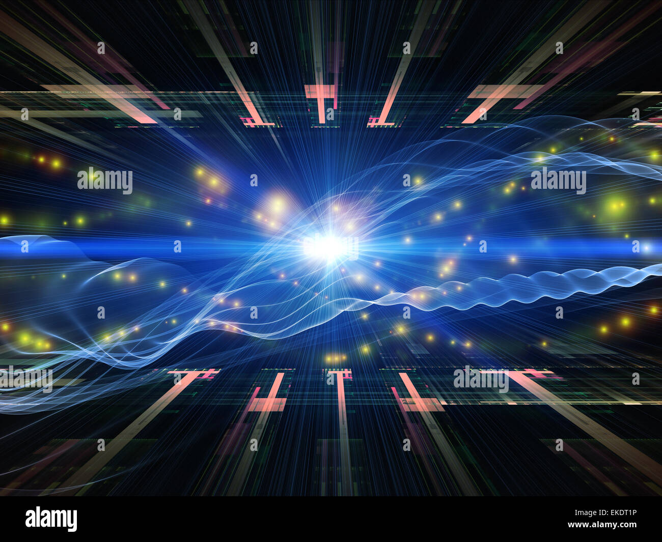 Lights of technology Stock Photo - Alamy