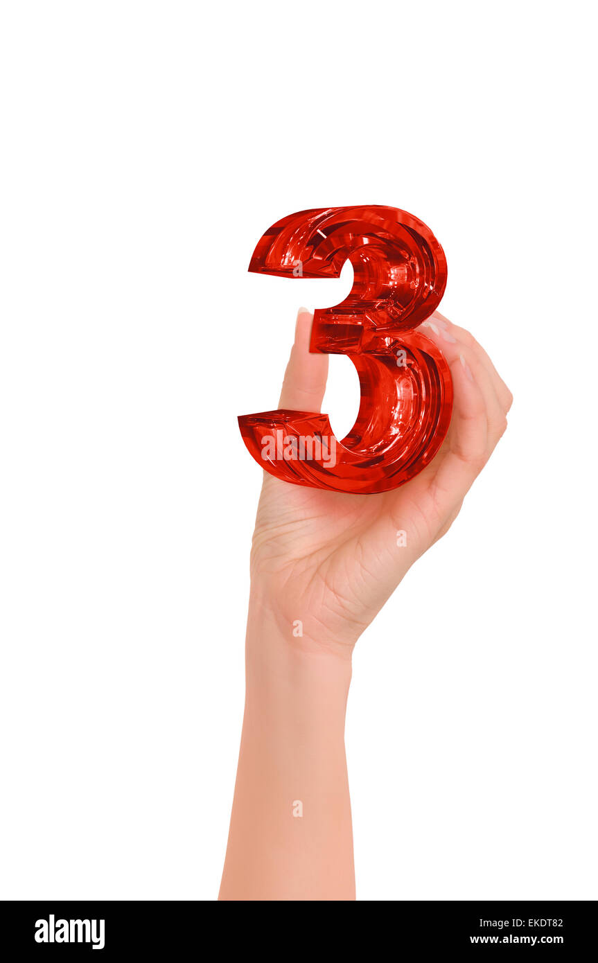 number three for the bronze medalist Stock Photo - Alamy