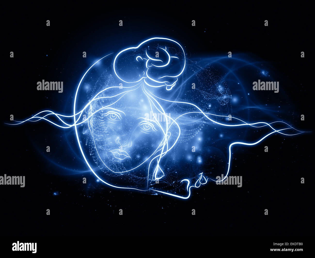 Baby in womb drawing hi-res stock photography and images - Alamy