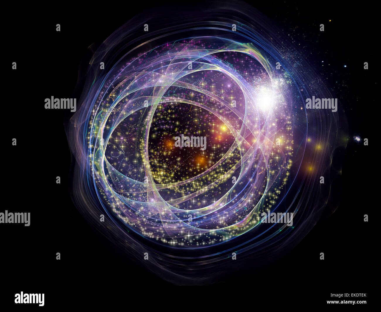 Colorful Star Ball Stock Photo - Alamy