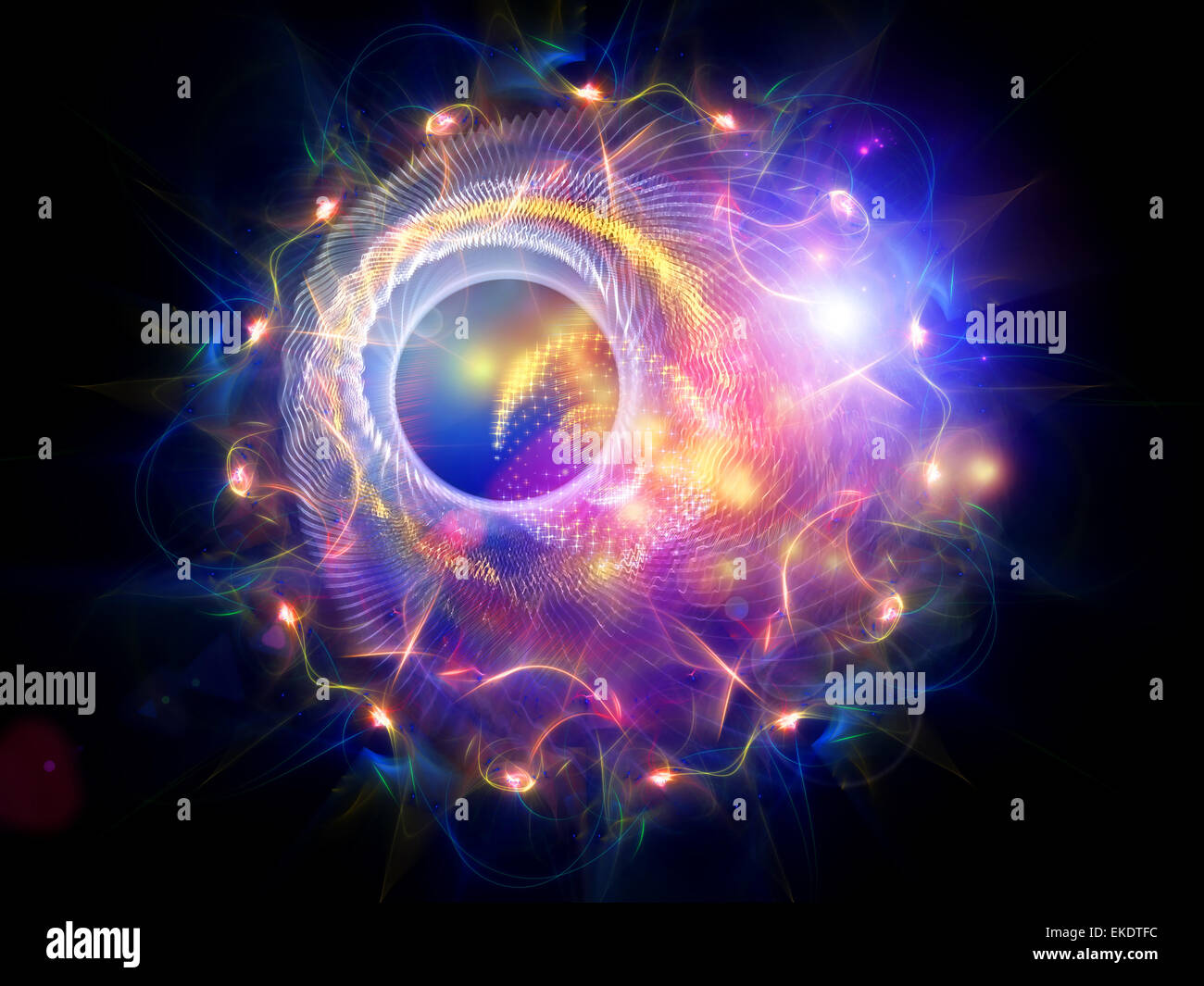 Colorful Light Disc Stock Photo - Alamy