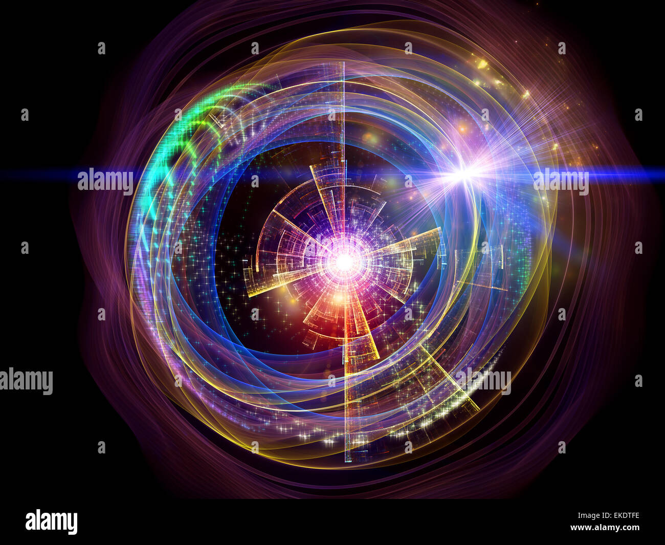 Light Disc Backdrop Stock Photo - Alamy