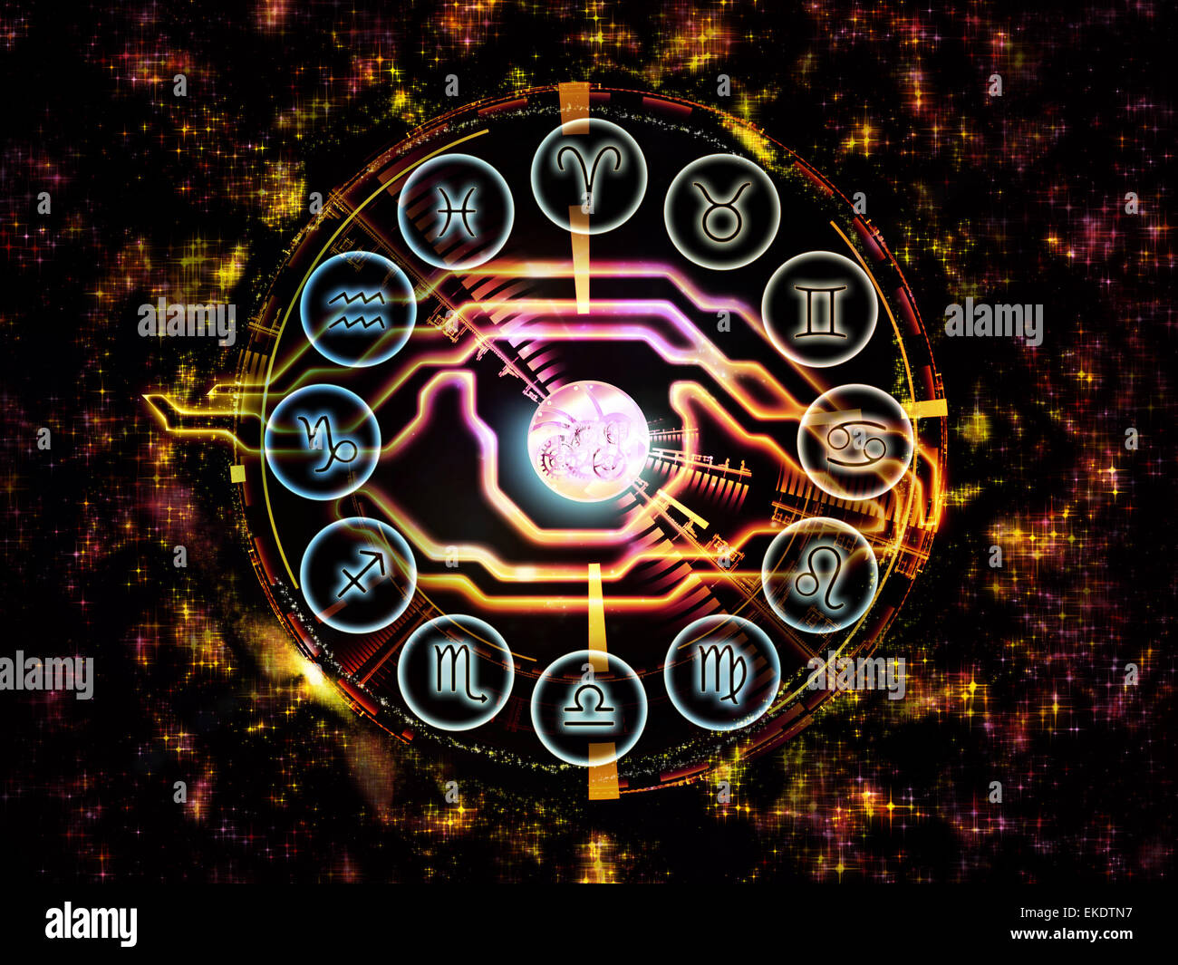 The Eye of Zodiac Stock Photo - Alamy