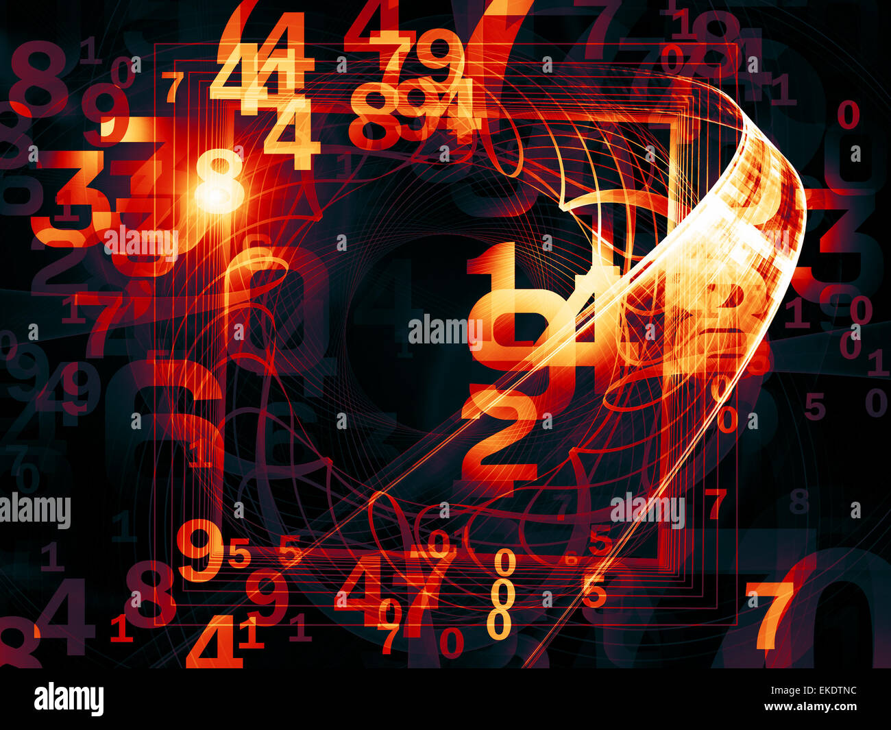 Way of Numbers Stock Photo - Alamy