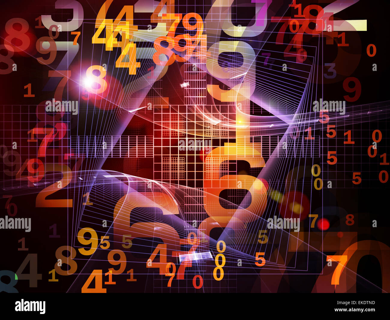 Way of Numbers Stock Photo - Alamy