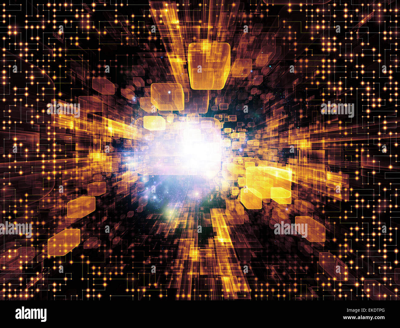 Virtual Space Complexity Stock Photo - Alamy