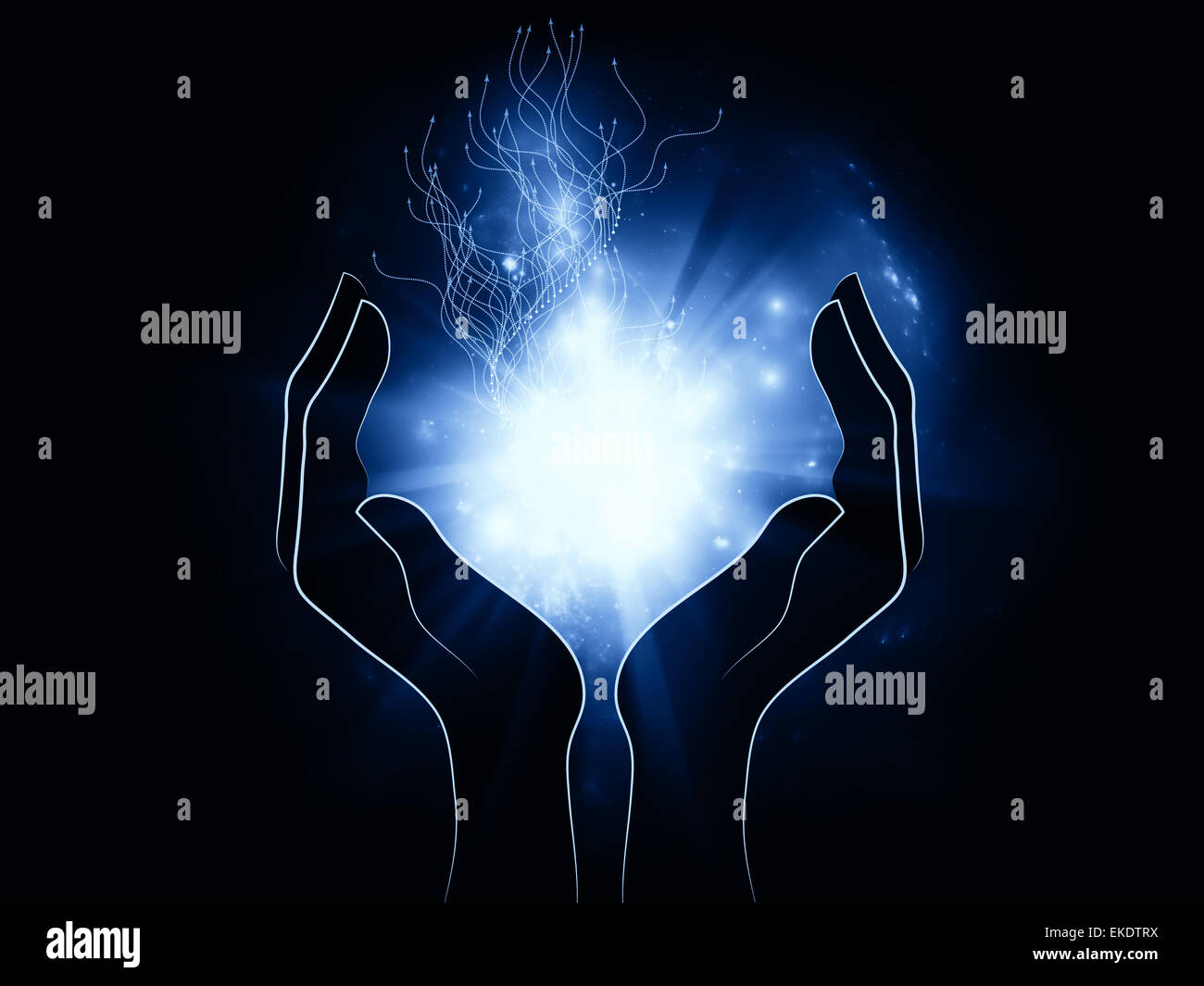 Technology at Hand Stock Photo - Alamy