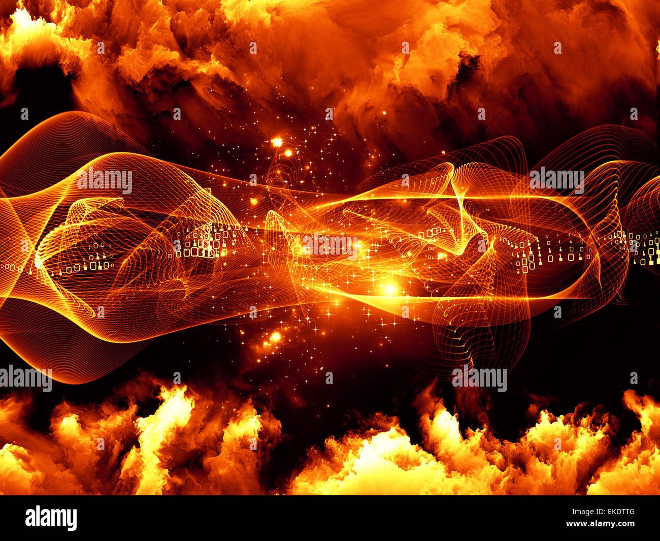 Gold sine wave hi-res stock photography and images - Alamy