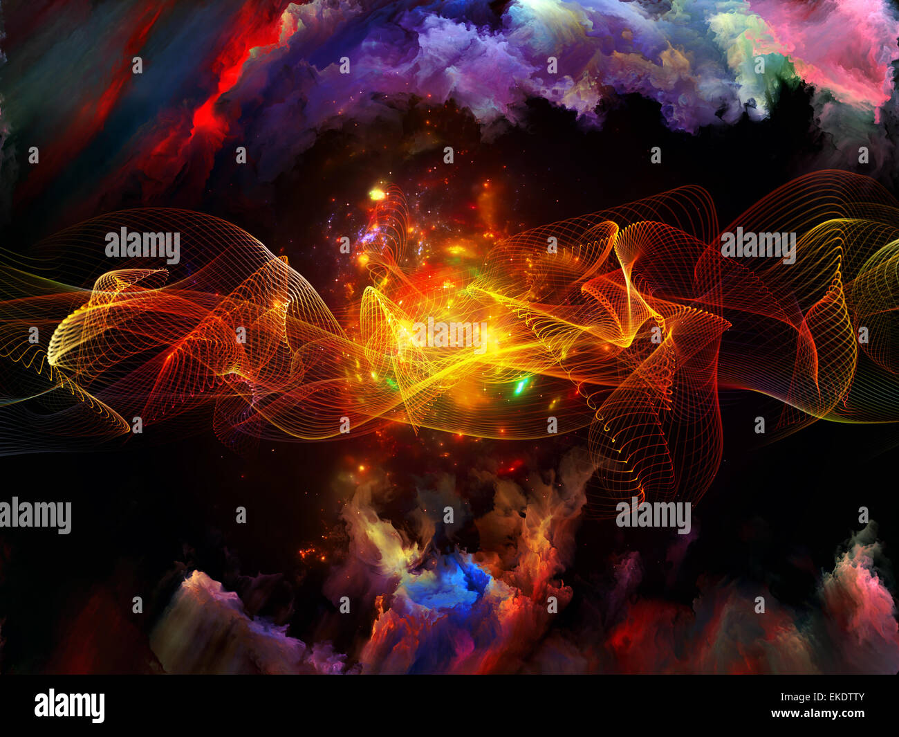 Sine Wave Visualization Stock Photo - Alamy