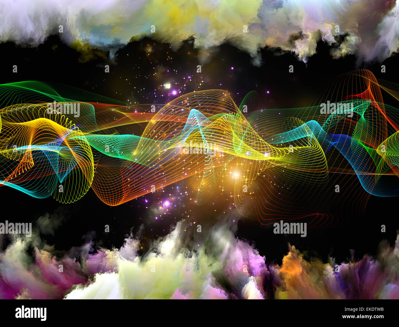 Sine Wave Background Stock Photo - Alamy