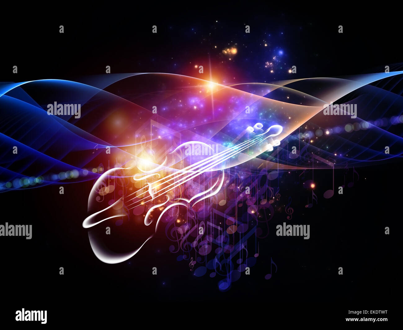 The Escape of Music Stock Photo - Alamy