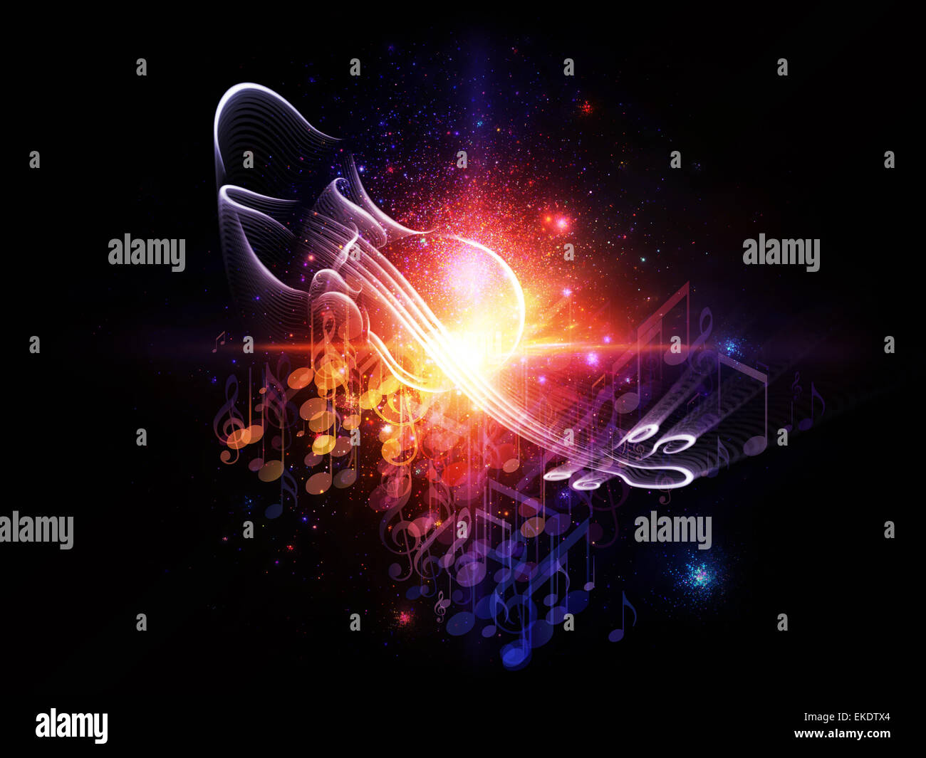 Magic of Music Stock Photo - Alamy
