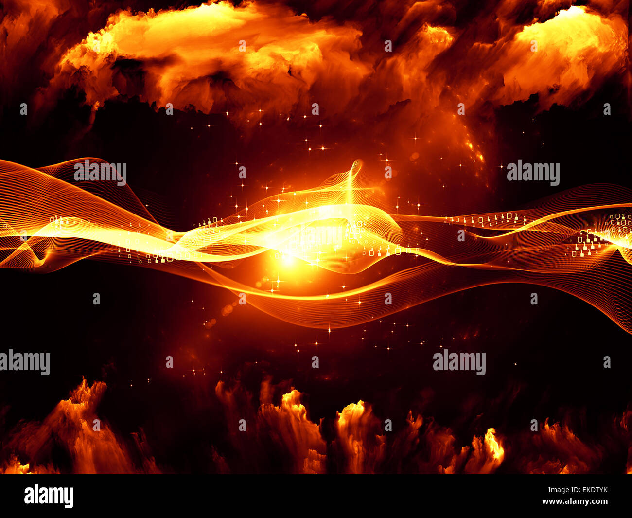 Gold sine wave hi-res stock photography and images - Alamy