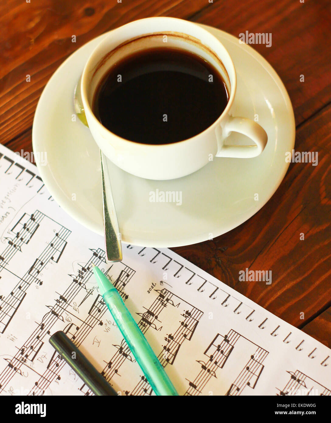 Drink sheet music hi-res stock photography and images - Alamy