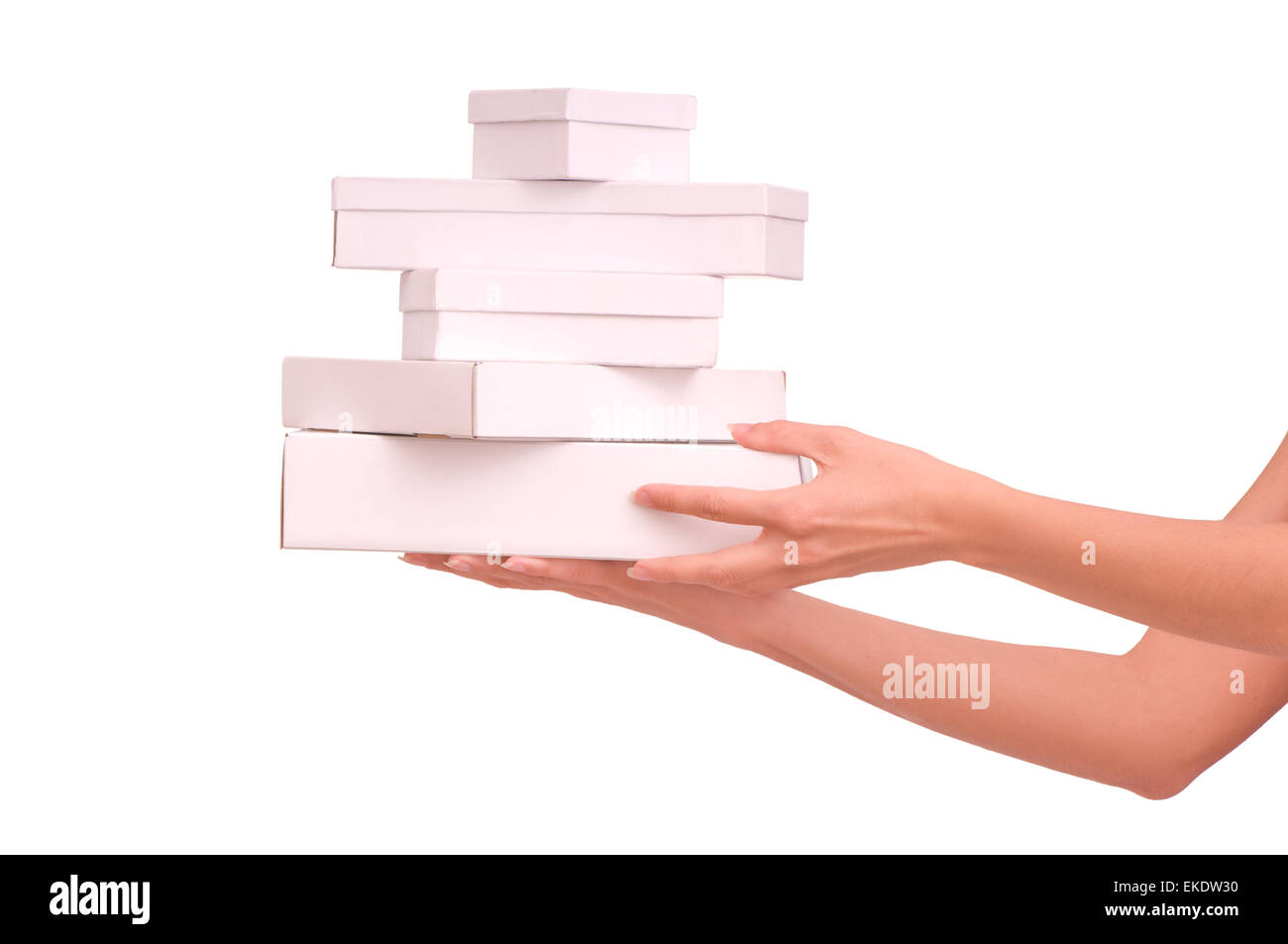 Five boxes hi-res stock photography and images - Alamy