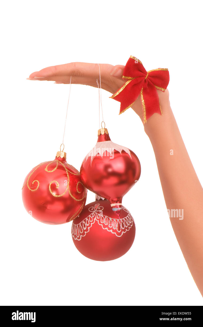 Isolated colored christmas tree Cut Out Stock Images & Pictures - Alamy