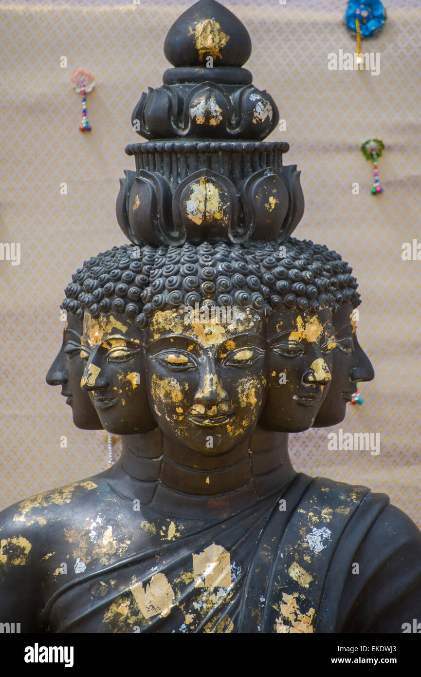 Buddha statue on the golden mount in Bangkok Thailand Stock Photo - Alamy