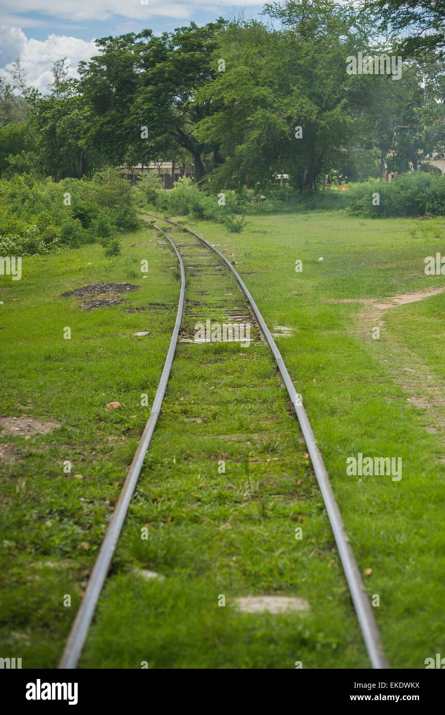The Burma Railway, also known as the Death Railway, Kanchanaburi ...