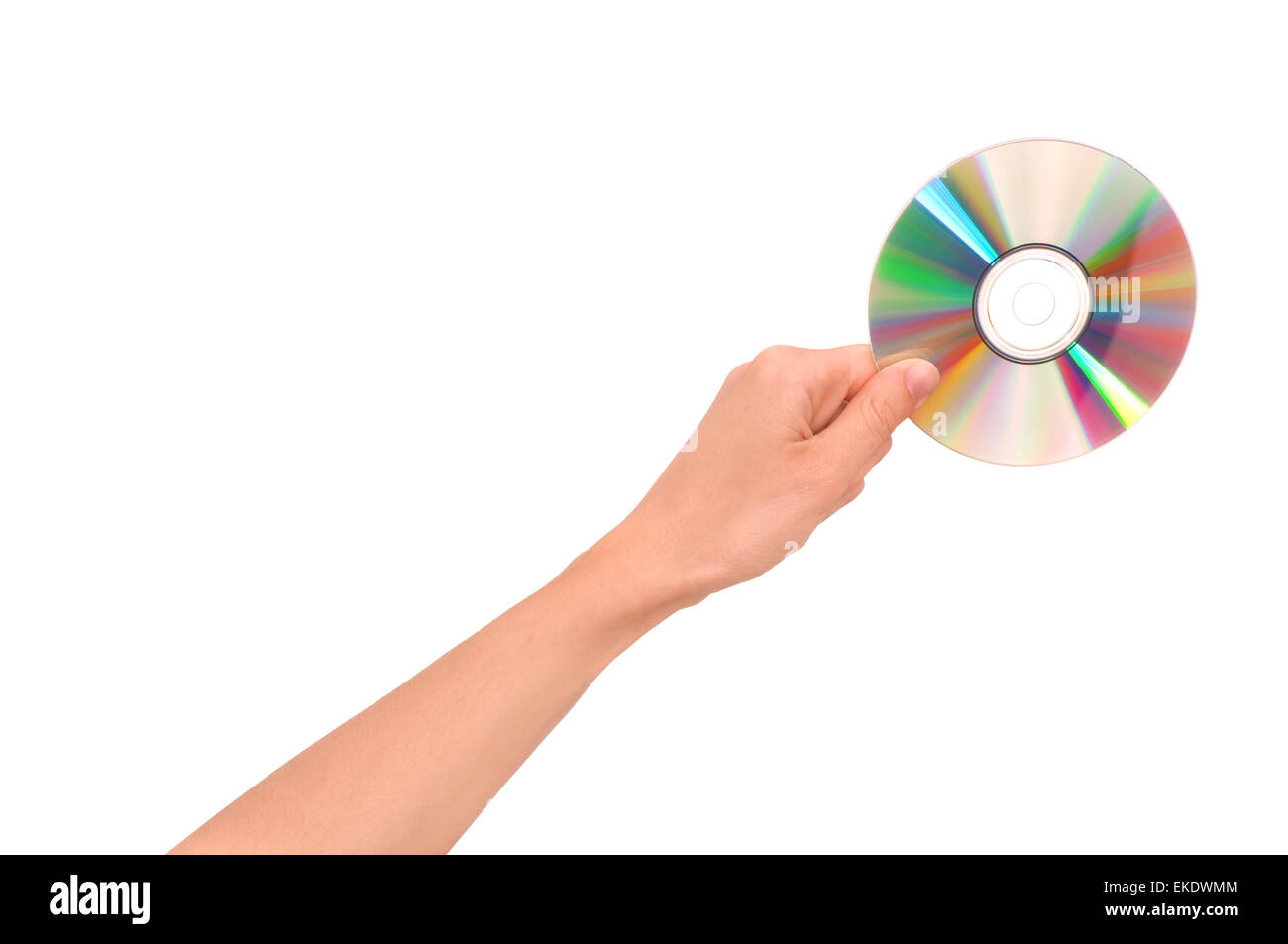 disk in the woman's hand Stock Photo - Alamy