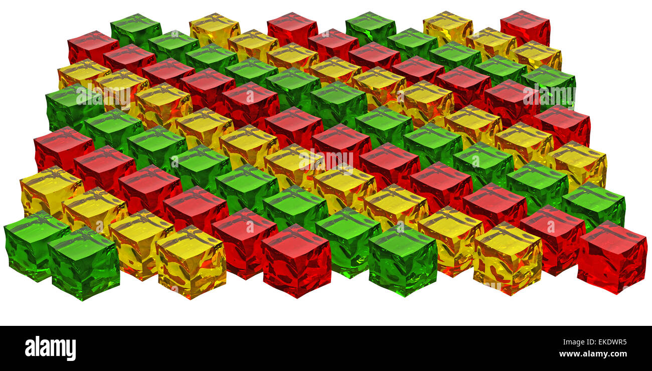 Sweets in different colors Cut Out Stock Images & Pictures - Alamy