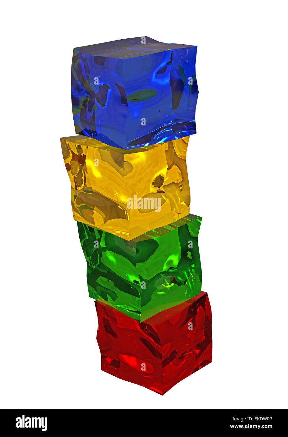 Sweets in different colors Cut Out Stock Images & Pictures - Alamy