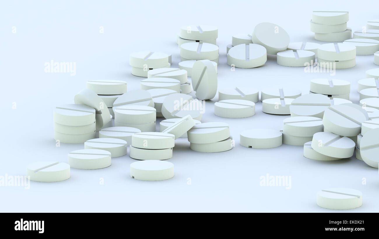 set of pills for treatment people Stock Photo - Alamy