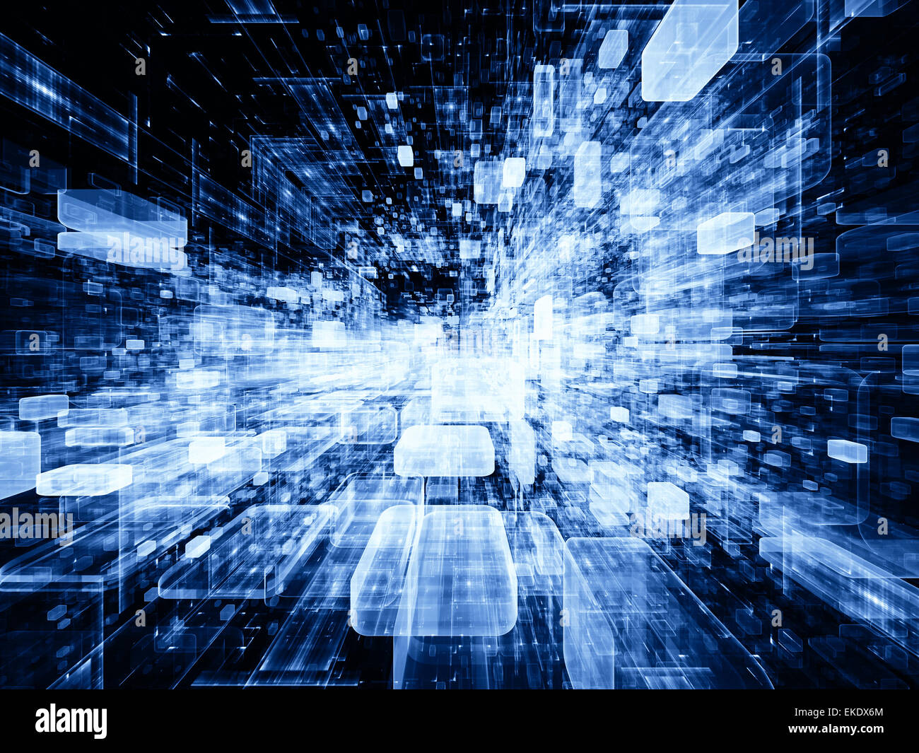 Virtual Space Background Stock Photo - Alamy