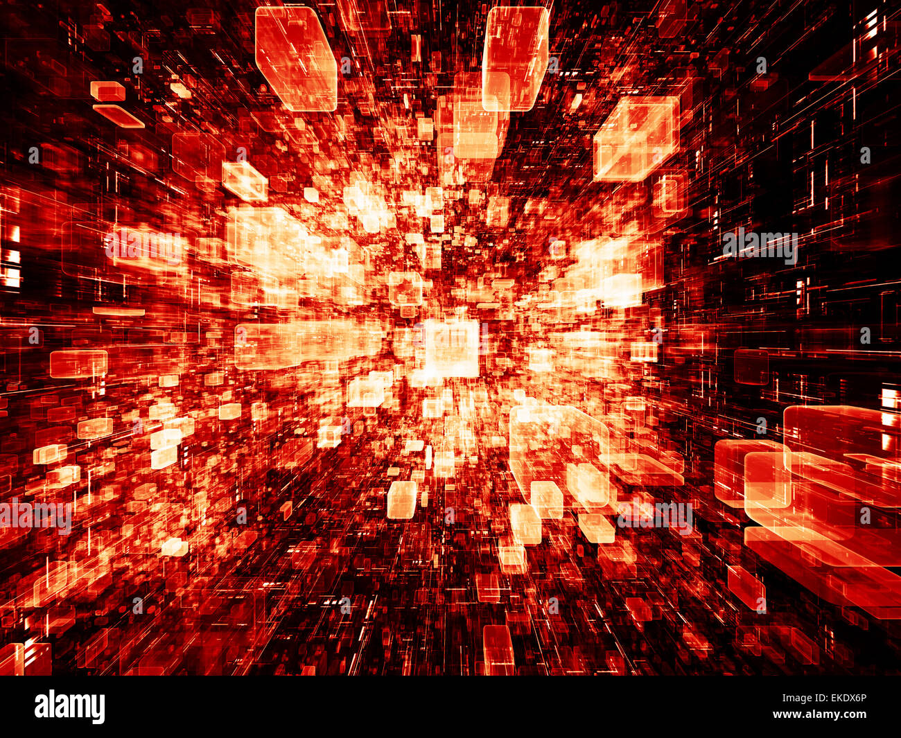 Virtual Space Dynamics Stock Photo - Alamy