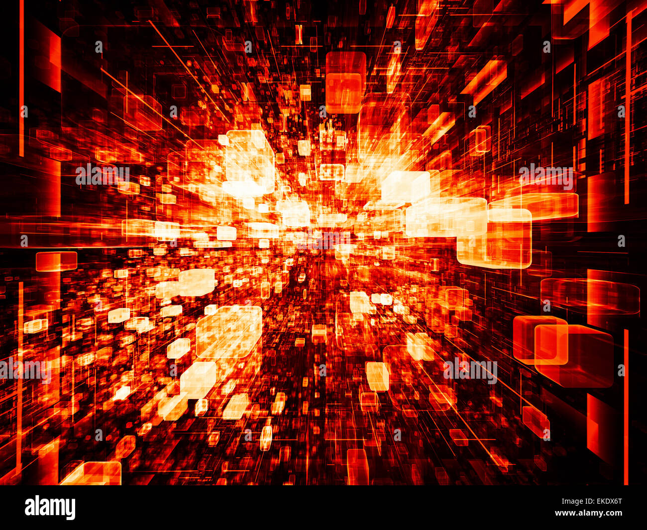 Evolving Virtual Space Stock Photo - Alamy