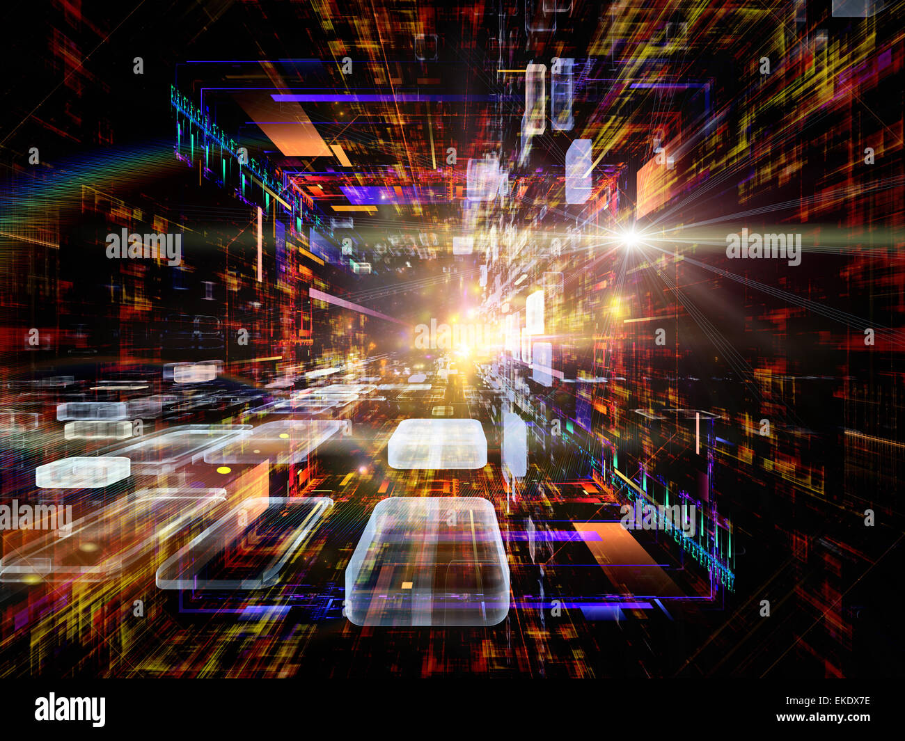 Paradigm of Virtual Space Stock Photo - Alamy