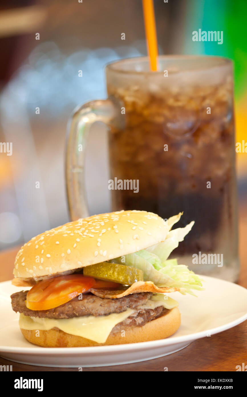 Burger shop not outside hi-res stock photography and images - Alamy