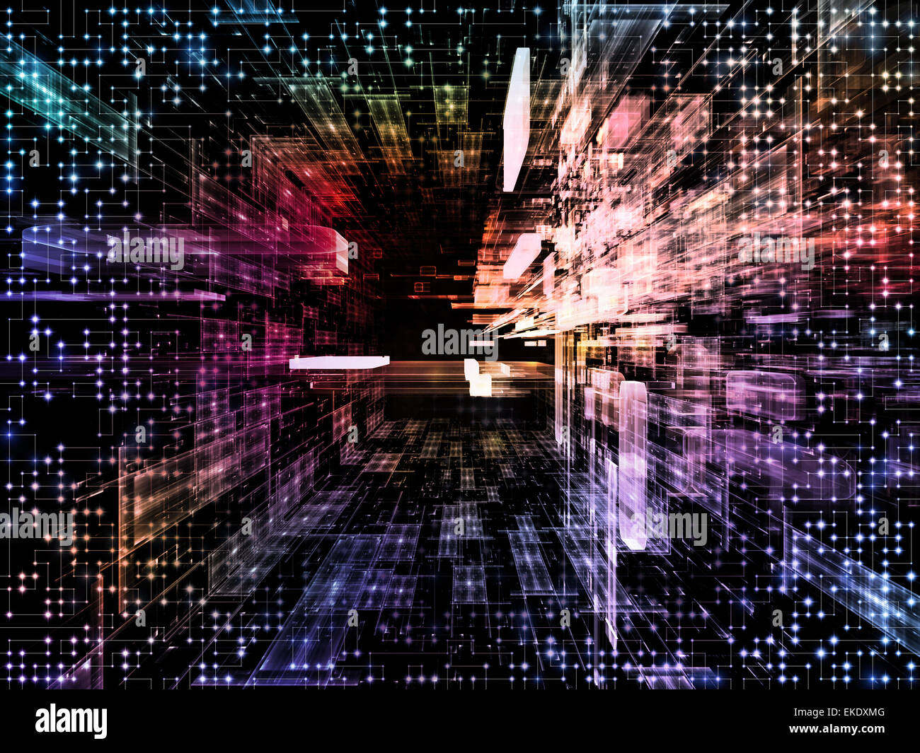 Virtual Space Backdrop Stock Photo - Alamy