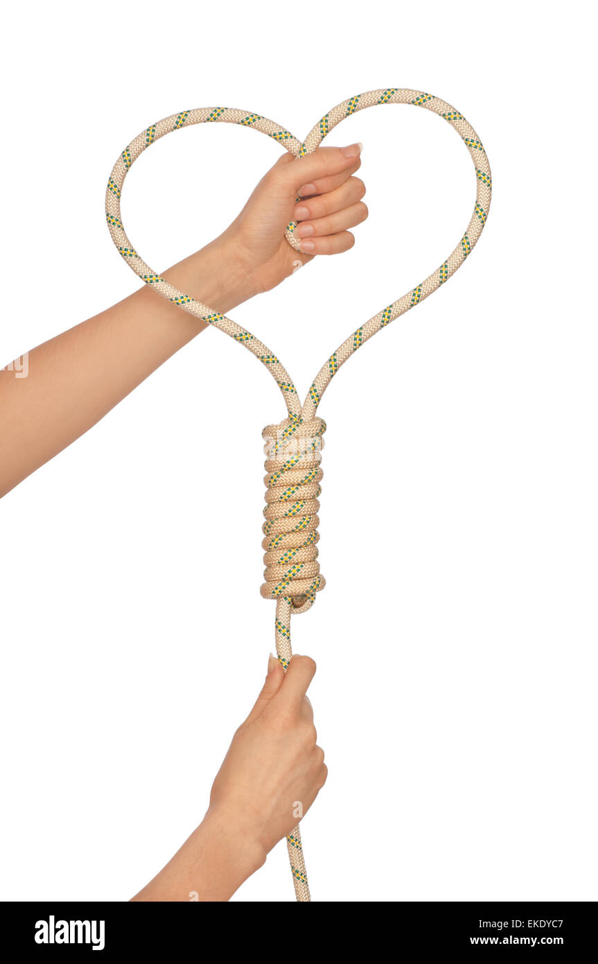 rope and heart Stock Photo - Alamy